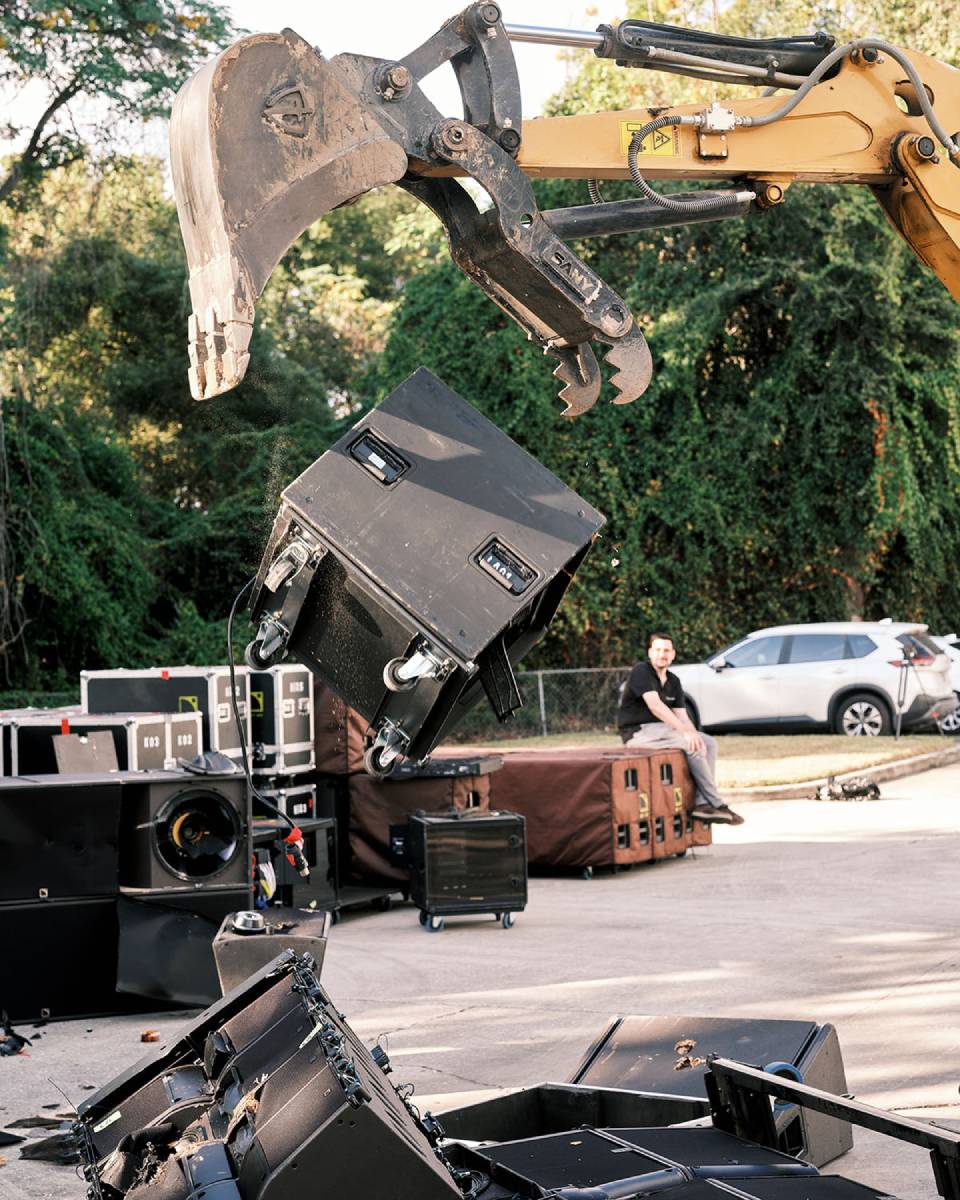 Destruction and Recycling Event of Fake Professional Sound Systems - L ...