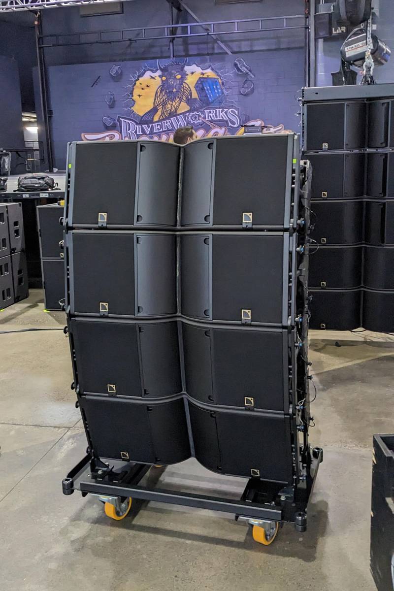 L-Acoustics K3 Concert Sound System Fitted at Buffalo RiverWorks - L-Acoustics