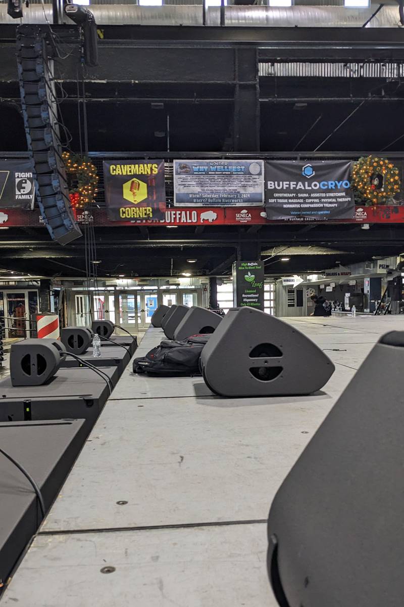 L-Acoustics K3 Concert Sound System Fitted at Buffalo RiverWorks - L-Acoustics