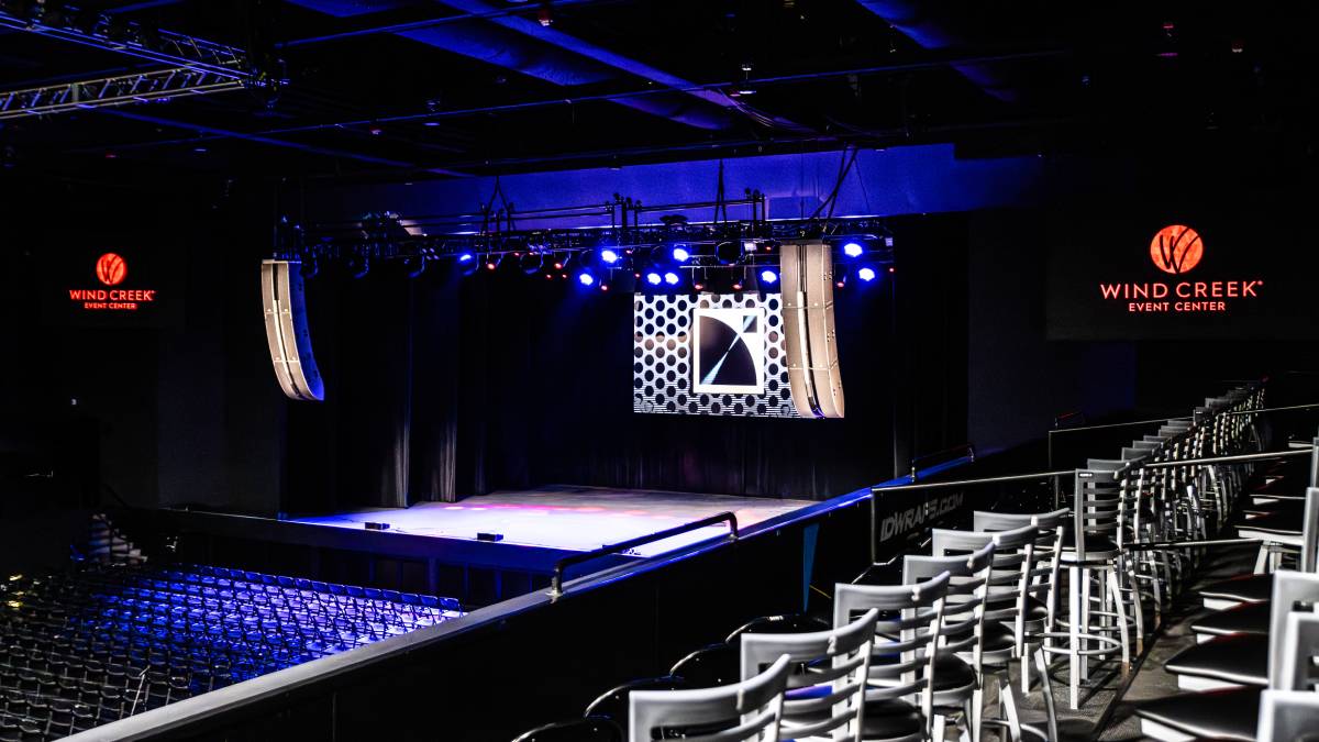 L Series Professional Audio System at Wind Creek Event Center - L-Acoustics