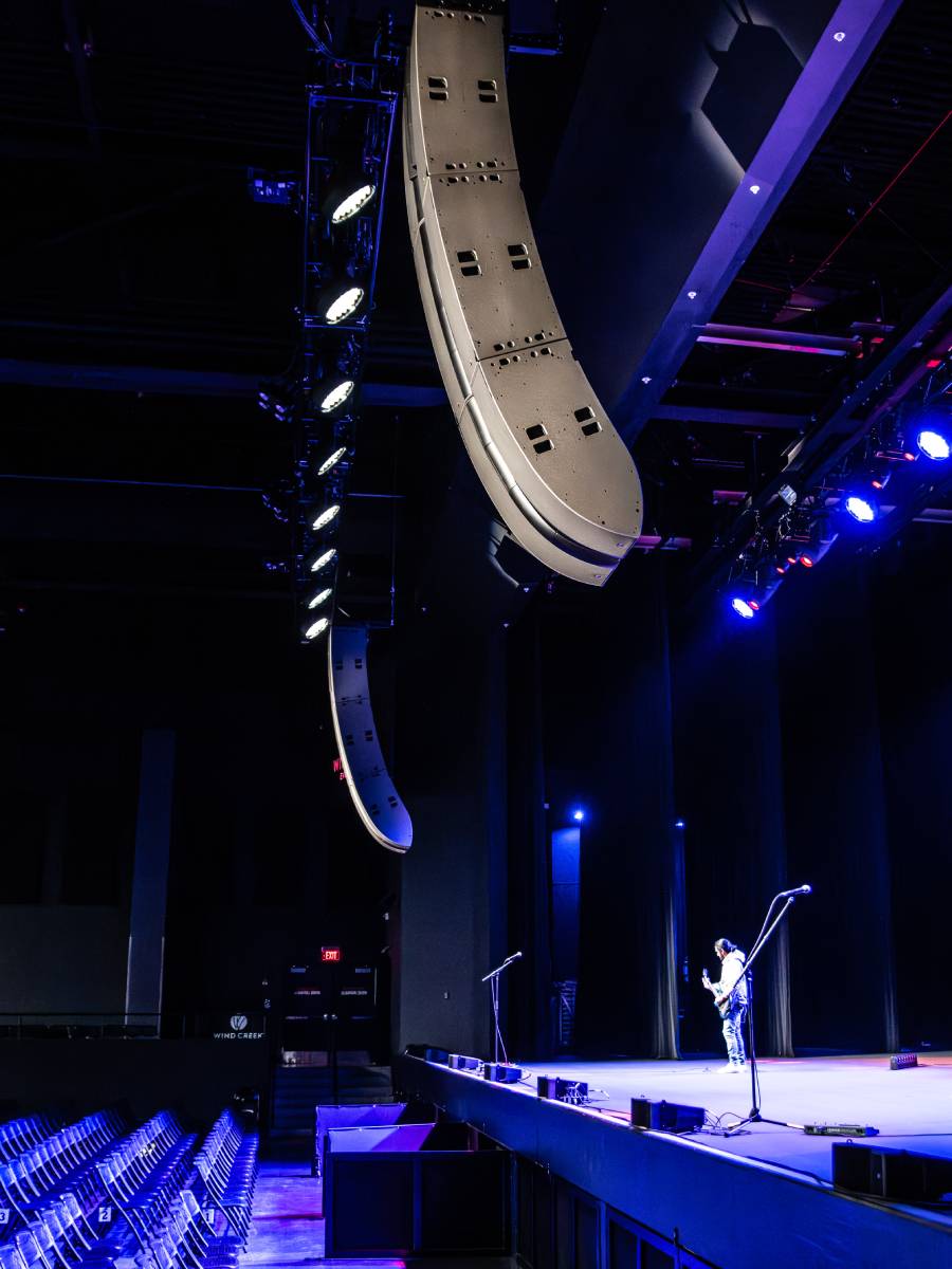 L Series Professional Audio System at Wind Creek Event Center - L-Acoustics