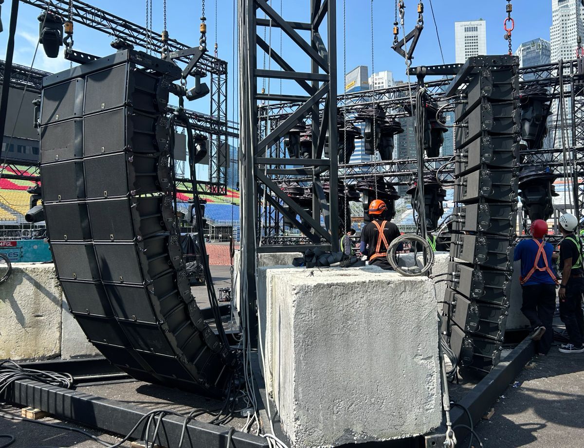 Professional Sound System for Singapore's 59th National Day - L-Acoustics